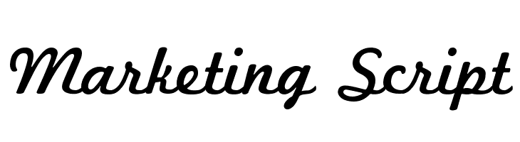 Marketing Script Font