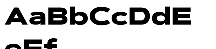 Shark Heavy ABC Font