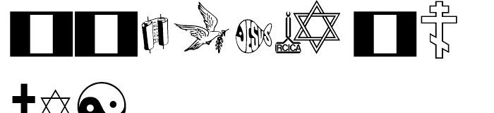 religious Font Search